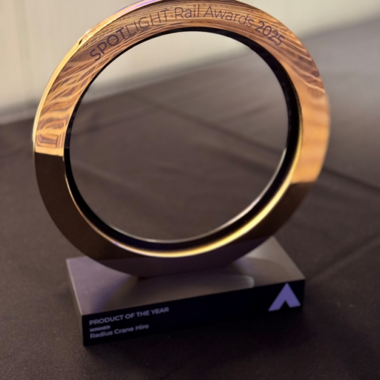 Radius Wins Spotlight Rail Product of the Year Award